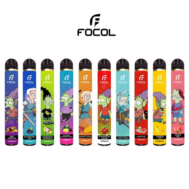 Focol Disposable Vape 2500 Puffs 2% Nicotine from China manufacturer ...